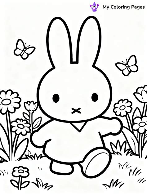 29 Miffy Coloring Pages Free Pdf Printables