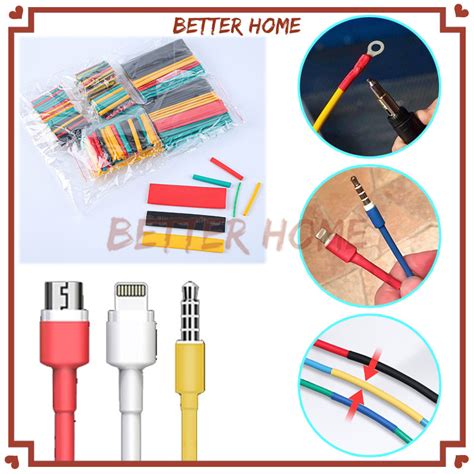 Jual Heat Shrink Tube Isolasi Bakarselang Bakar Warna Warni Kabel
