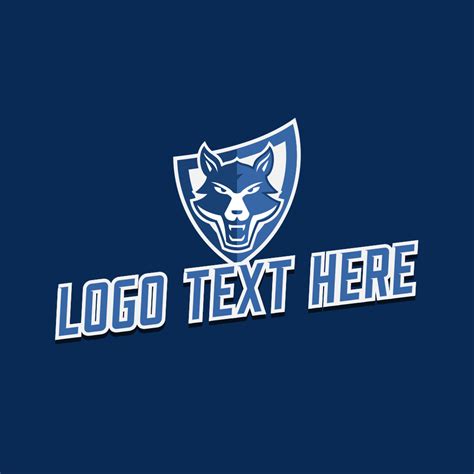 Epic Wolf Gaming Shield Logo For Esports Streamers And Game Clans