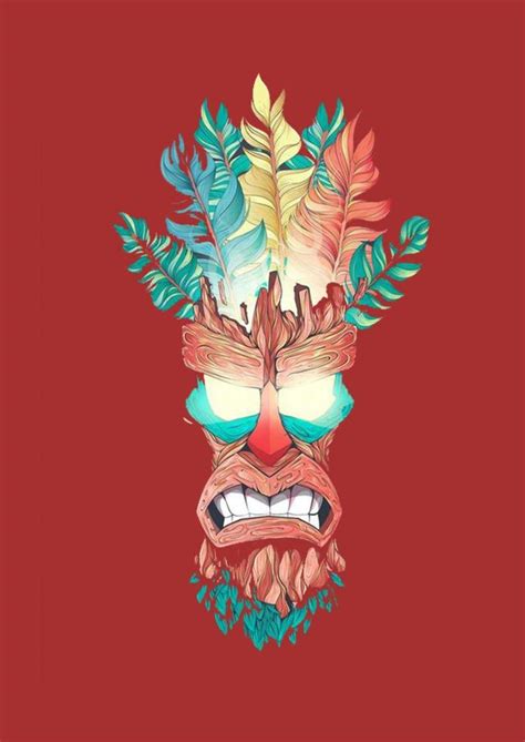 T Shirt Estonada Uka Uka Crash Bandicoot Em Nerdstock