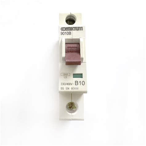 Mcbs Contactum 9010b Red Toggle B10 10a 10 Amp Mcb Circuit Breaker Type B