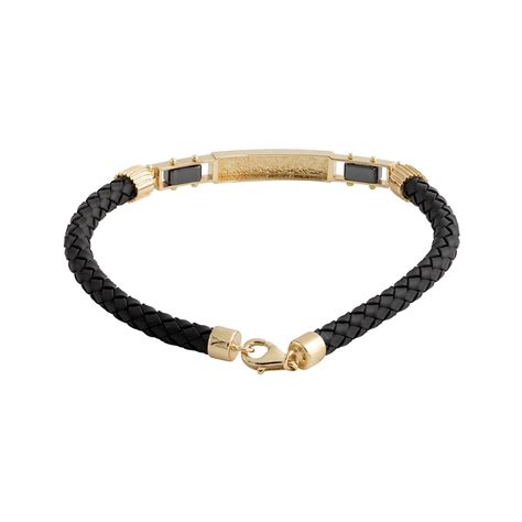 Personalized 14k Solid Gold Men Bracelet 14k Gold Id Etsy