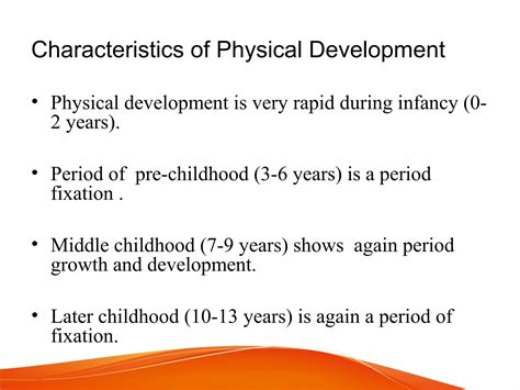 Physical Development Ppt