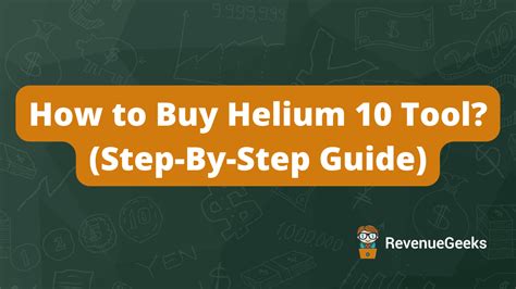 How To Buy Helium 10 Tool Step By Step Guide