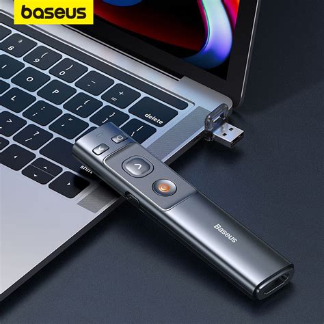 Baseus Spotlight Presentation Remote Wireless Laser Pointer Red Presentation Slides Powerpoint