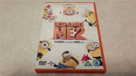 Despicable Me 2 Uk Dvd Unboxing Youtube