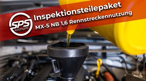 Inspektionsteilepaket Mx 5 Nb 16 Rennstreckennutzung Sauger Kaaz Differentialsperre 5
