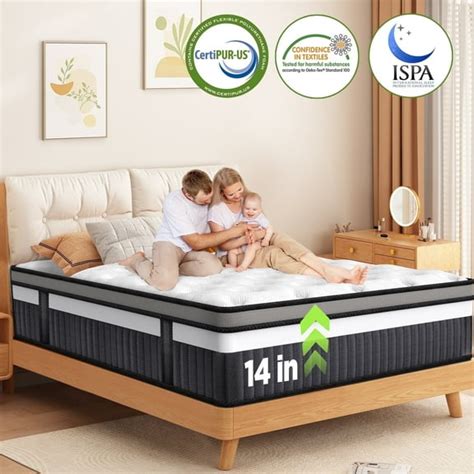 13 Inch King Size Cooling Gel Memory Foam Mattress Medium Firmness
