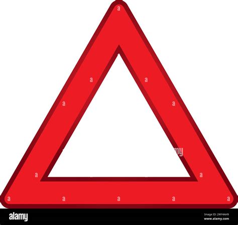 Car Emergency Triangle Icon Vector Illustration Symbol Design Stock