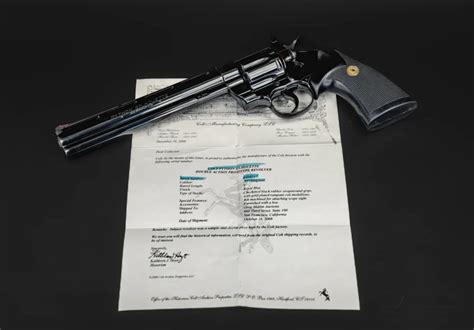 Colt Python Silhouette Prototype Sn K49823 Luxus Capital Colt Python Silhouette Prototype Sn K49823 Luxus Capital
