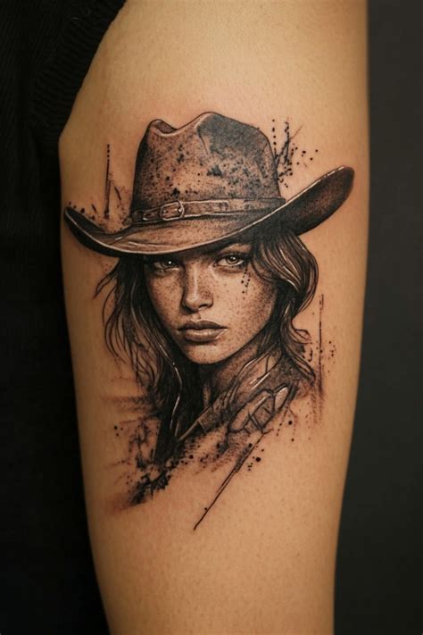 Cowgirl Tattoo Ideas For Females