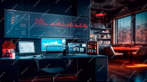 premium photo business data analysis and analytics generative ai