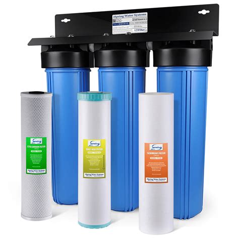 Ispring Wgb32b 3 Stage Whole House Water Filtration System Ispring