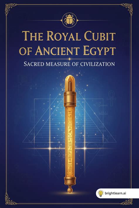 The Royal Cubit Of Ancient Egypt Sacred Measure Of Civilization Free