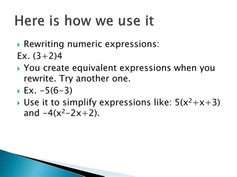 Ppt Distributive Property And Absolute Value Powerpoint Presentation Id 2870946