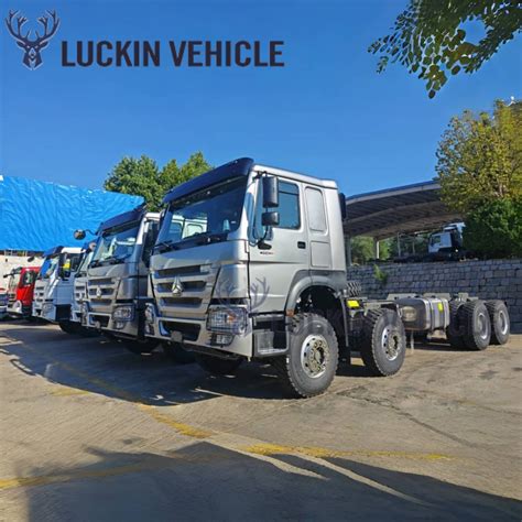 2025 Model Sinotrukshacmanbeiben 8x48x8 Howo 12 Wheeler Long Chassis