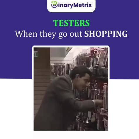 Binarymetrix Technologies Pvt Ltd On Linkedin Tester Product Shoppers Shopping Testing