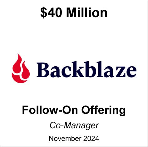 Backblaze Blze Craig Hallum