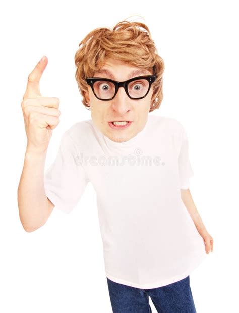 Angry Nerd Stock Image Image Of Scold Joke Hilarious 11069067