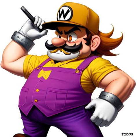 Mobster Wario By Hello Millko On Deviantart