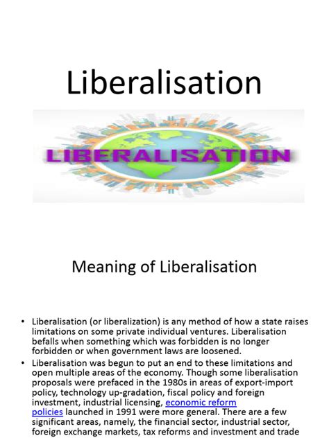 Liberalization Pdf