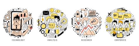 Analytics Doodles Stock Illustrations 222 Analytics Doodles Stock