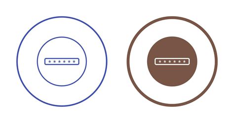 Password Field Vector Icon 22105206 Vector Art At Vecteezy