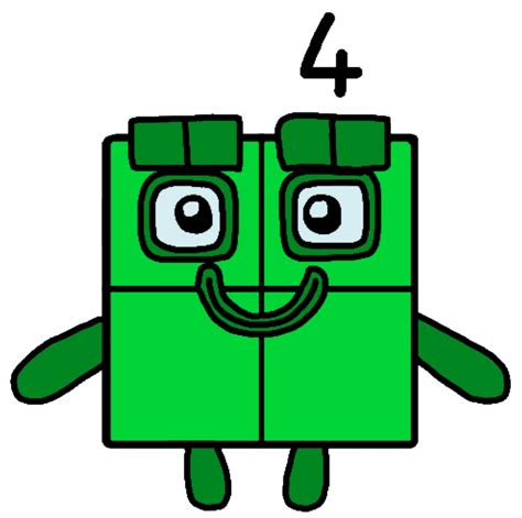 Numberblocks Four By Oscarnoyes On Deviantart