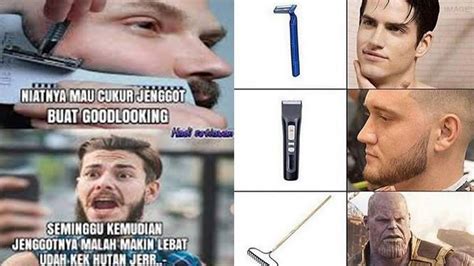 7 Meme Nyeleneh Orang Usai Cukur Jenggot Dan Kumis Ini Kocak Banget Hot