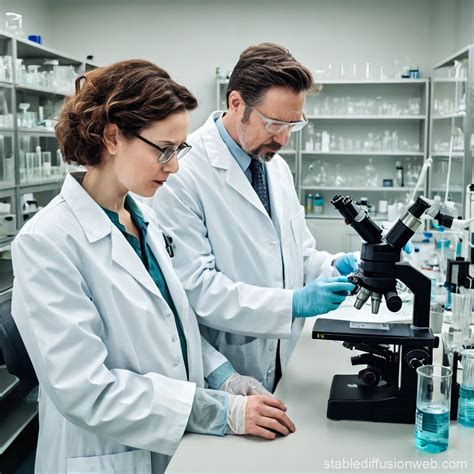 Laboratory Scene Stable Diffusion Online