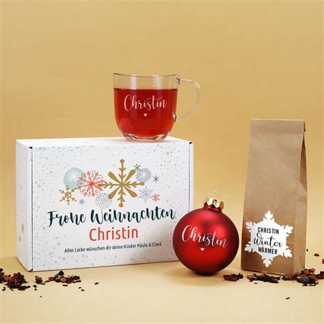 Geschenkset Zu Weihnachten Personalisiert Geschenke Onlinede