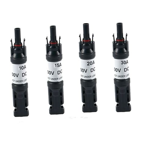 Buy 3pcs Solar Panel Pv Connector M C 4 In Line Diode Connector 10a 15a 20a 30a Dc 1000v Male