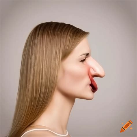 Detailed Portrait Of A Woman With A Unique Nose On Craiyon