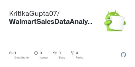 Kritika Gupta On Linkedin Github Kritikagupta07walmartsalesdataanalysis