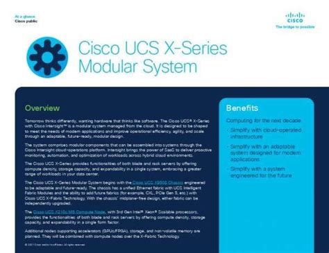 Introducing The Cisco Ucs X Series Modular System—the Future Of Data