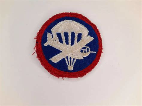 Ww2 Us Army Officers Parachute Glider Infantry Cap Patch In General