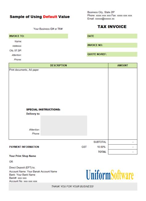 Simple Sample Default Value