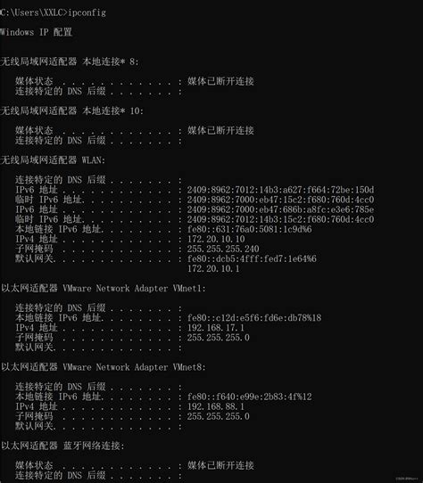 实验二 常用网络命令