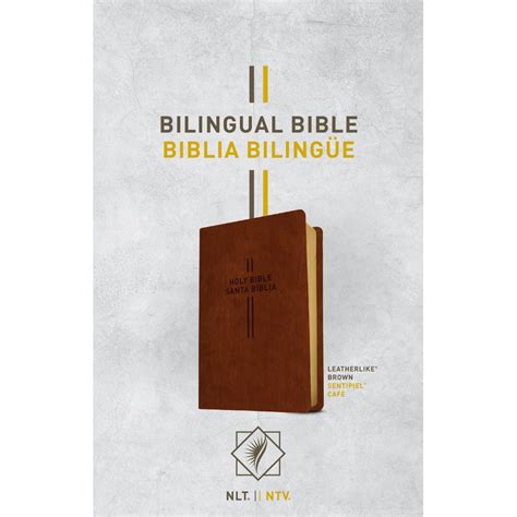 Nltntv Bilingual Biblebiblia Bilingue Brown Black Letter Edition
