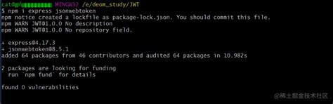 jwt鉴权机制json web token（缩写 jwt）是目前最流行的跨域认证解决方案，本质就是一个字符串书写规范，作 掘金