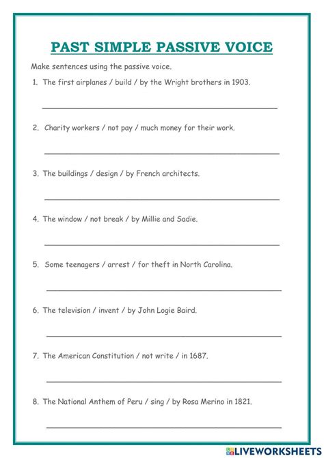 2123842 Past Simple Passive Voice Ii Dianabarreto170