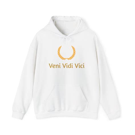 Roman Veni Vidi Vici Unisex Heavy Blend Hoodie Imperial History