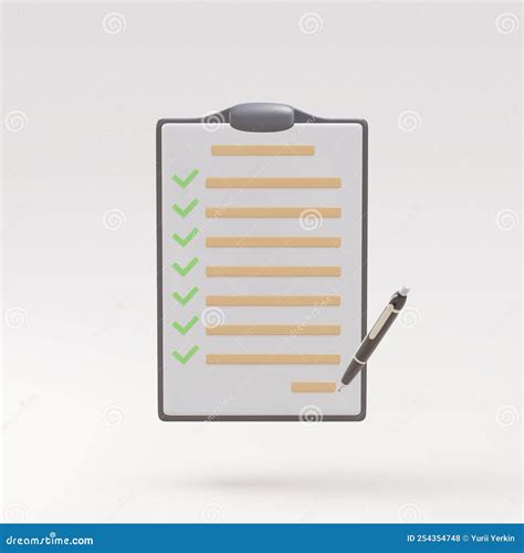 3d Successfully Complete Business Assignments Icon With A Checklist On Clipboard Paper Vector