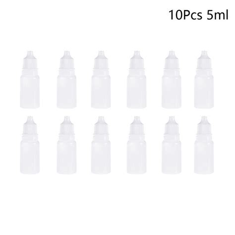 30pcs Empty Plastic Squeezable Dropper Bottles Eye Vicedeal