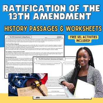 Ratification Of The 13th Amendment Middle School History Passages