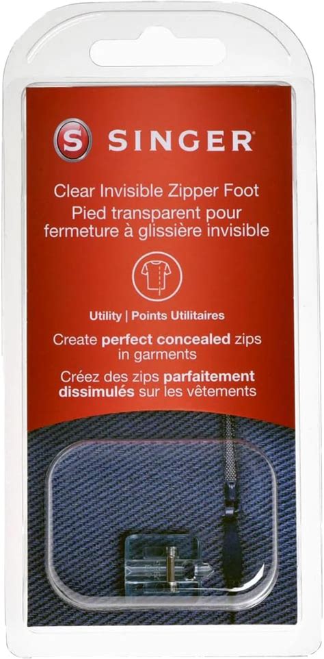 Singer® Invisible Zipper Foot For Se91 Series Sewing And Embroidery Machines