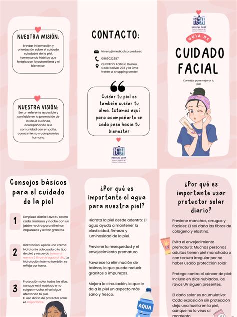 Guía De Cuidado Facial Esencial Pdf Piel