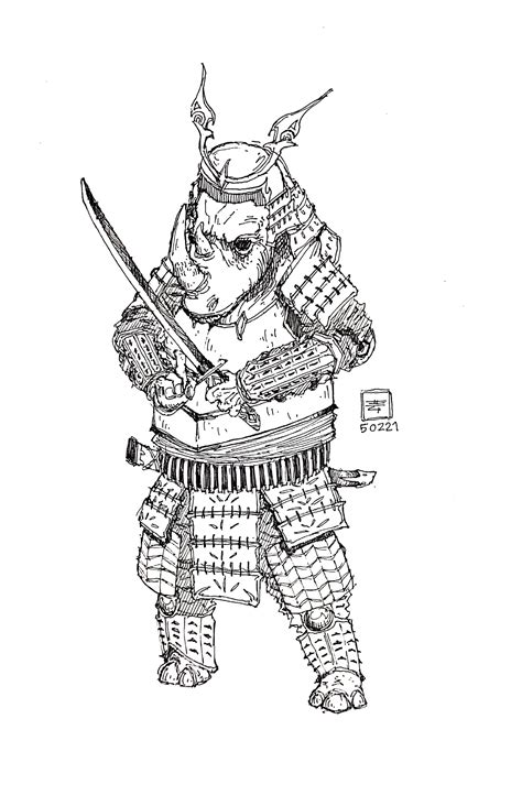Artstation Samurai Rhino