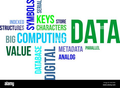 Word Cloud Data Stock Vector Image Art Alamy