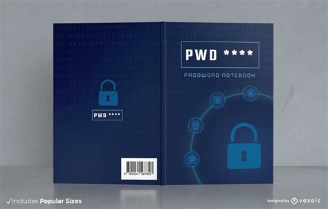 Cybersecurity Notebook Book Cover Design Vector Download